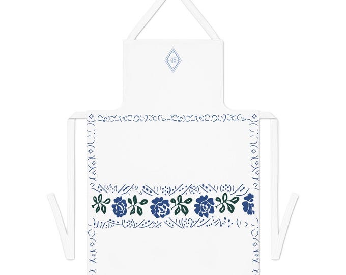 Dani's Midsommar Apron With Runes Light Blue USA Ship - Etsy