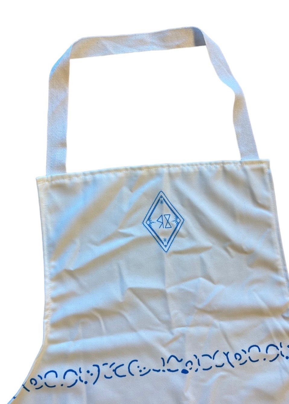 Dani's Midsommar Apron With Runes Light Blue USA Ship - Etsy