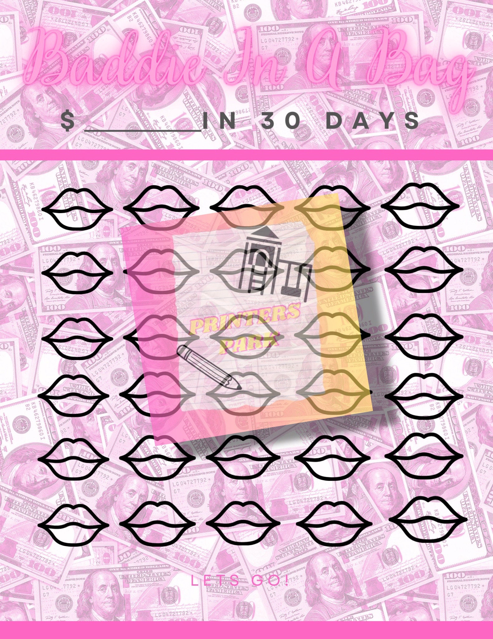 3000 Dollars Baddie Money Savings Challenge Digital Download - Etsy UK