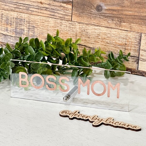 Boss Lady Name Plates - Etsy
