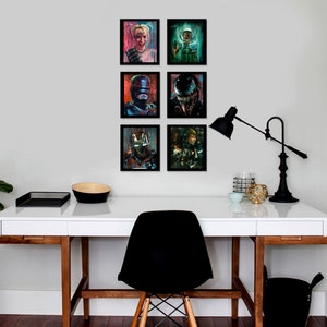 Voltron Art Print: Signed Giclée, Retro Robot Decor (8x10) - Etsy