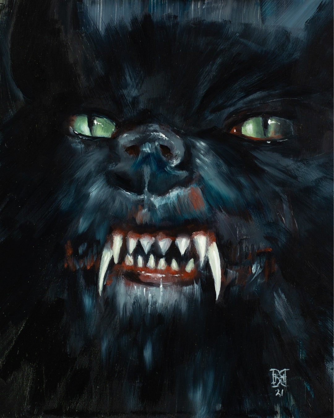 Gmork 8x10" Print: Never Ending Story Fan Art, Signed Giclée - Etsy