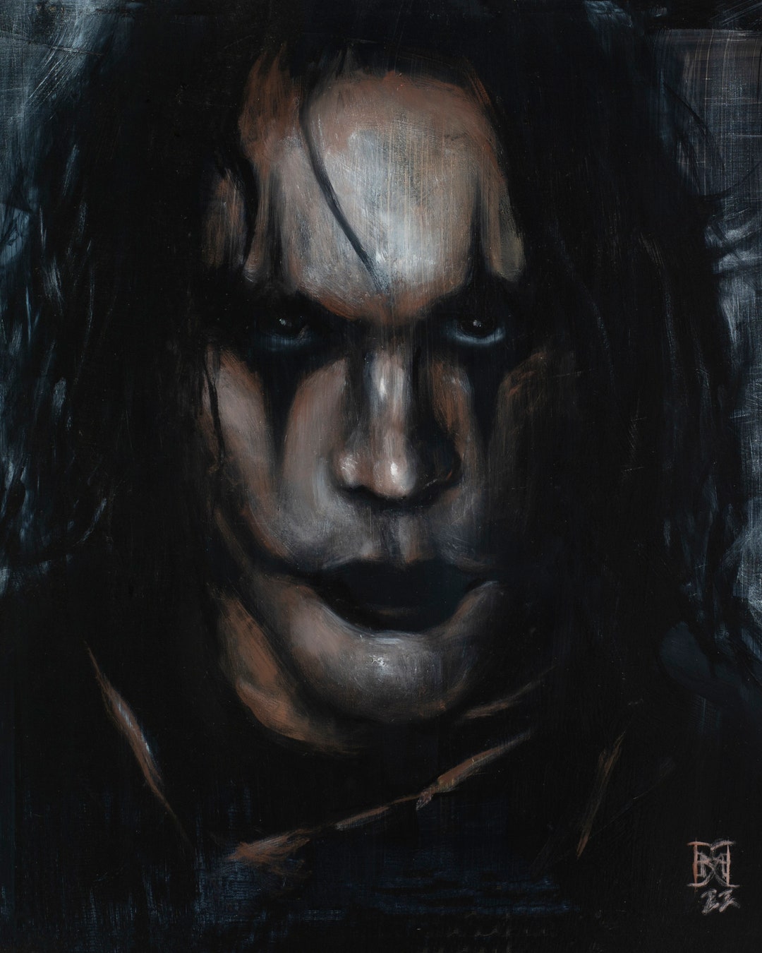The Crow Art Print: Brandon Lee, Signed Giclée (8x10) - Etsy