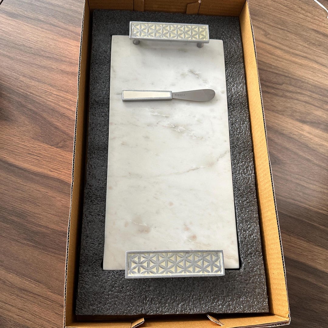Marigold Artisans Marble Cheese Board - Etsy