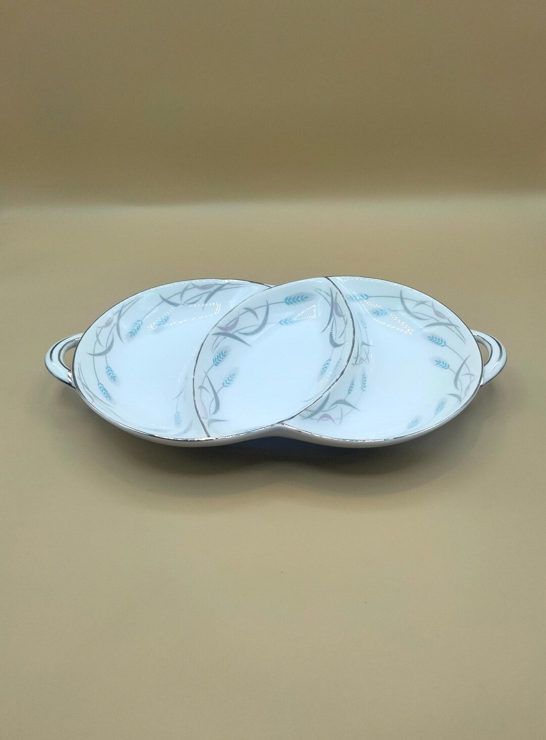 Valmont Royal Wheat Pattern 3 Section Divided Relish Plate - Etsy