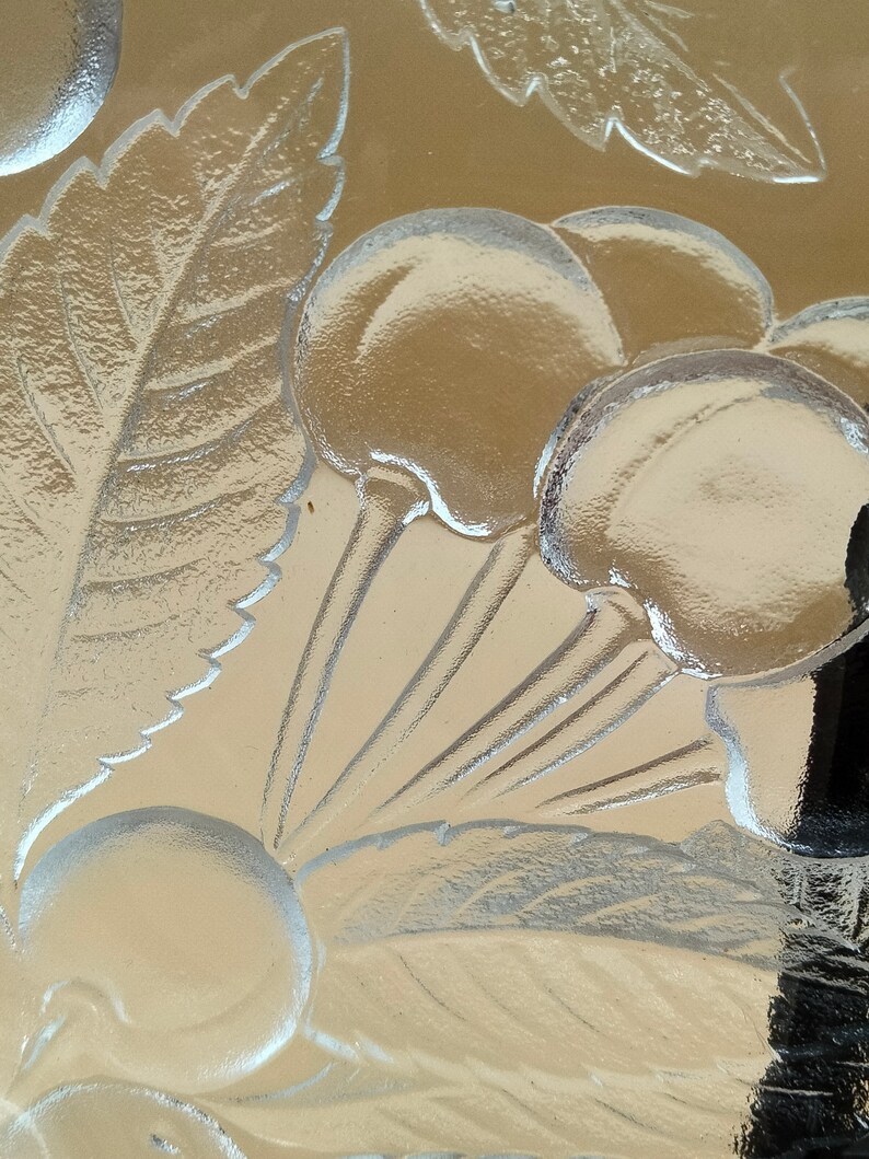 Vintage Hoya Japan Crystal Cherry Salad Plates Set of 4 - Etsy