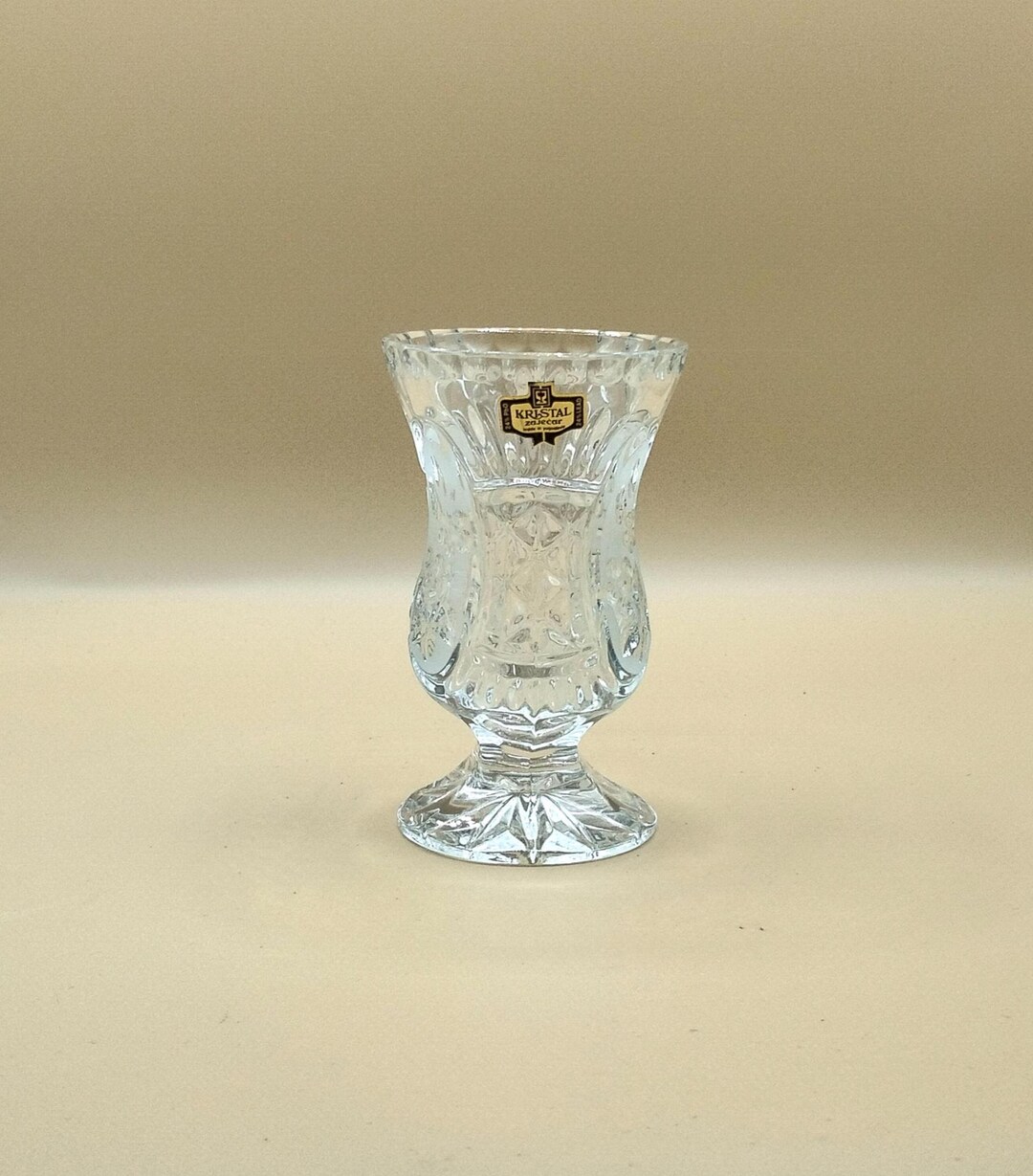 Vintage Kristal Zajecar Yugoslavia Crystal Vase - Etsy