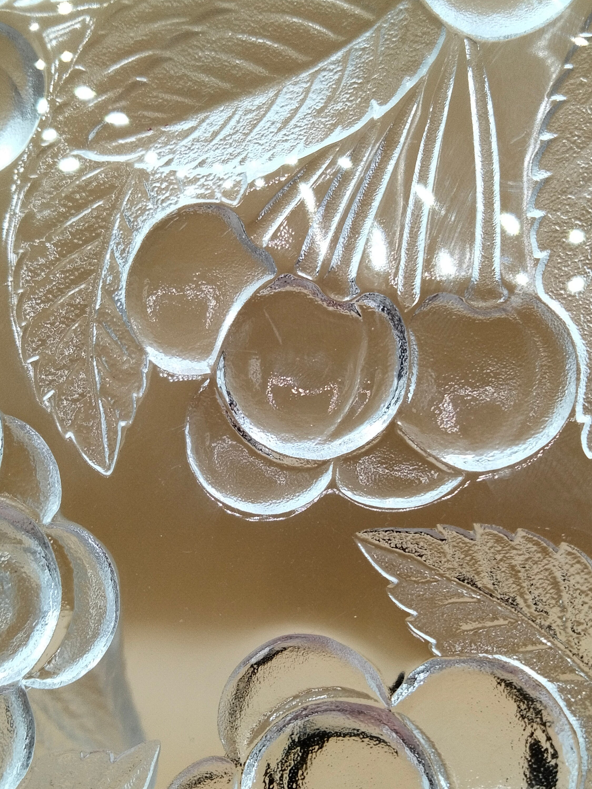 Vintage Hoya Japan Crystal Cherry Salad Plates Set of 4 - Etsy
