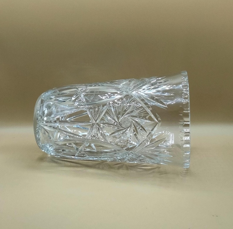 Vintage Waterford Crystal Starburst Design Vase - Etsy