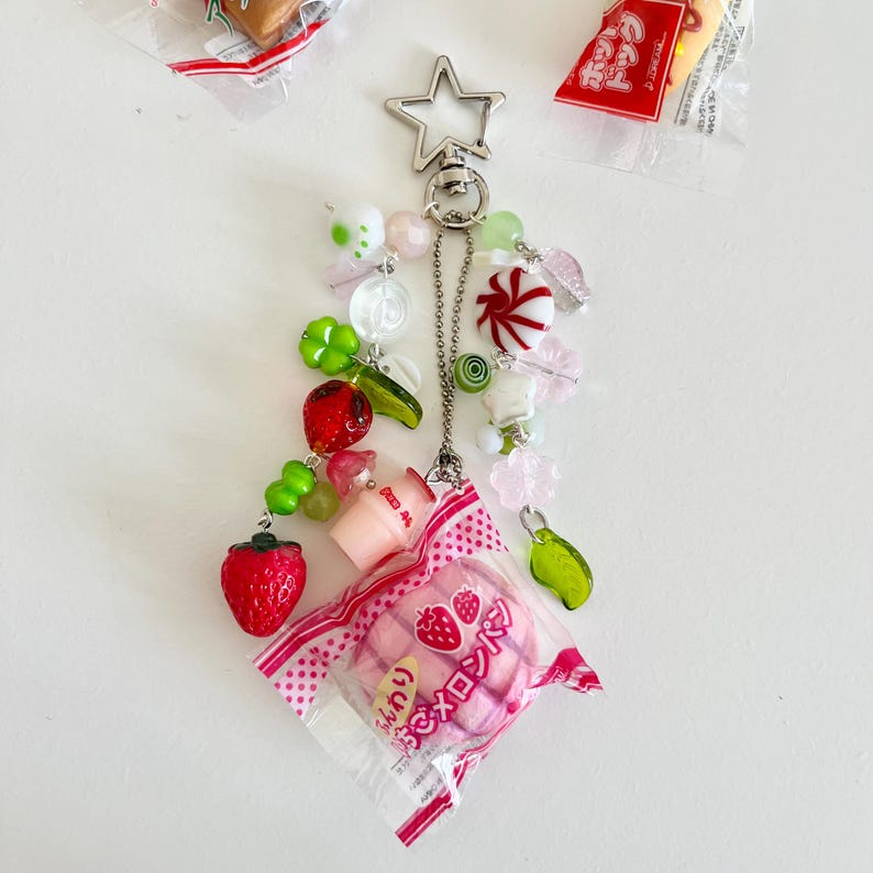 Handmade Kawaii Japanese Gashapon Gachapon Mini Food Trinket Beaded ...