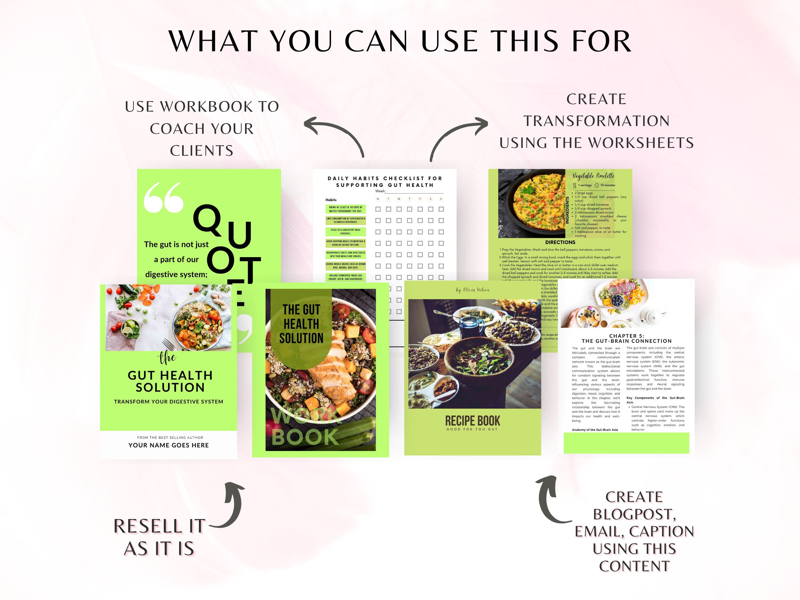 PLR Health Coaching Program Template Ll the Gut Health Guide Ll ...