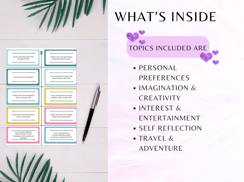 Ice Breaker Question Cards: 150 Conversation Starters (digital Download ...