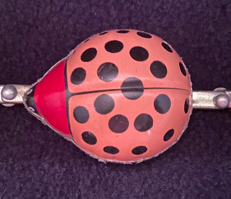 Vintage 1960s Ladybug Family Parade Tin Litho Wind up Toy-works!-euc - Etsy