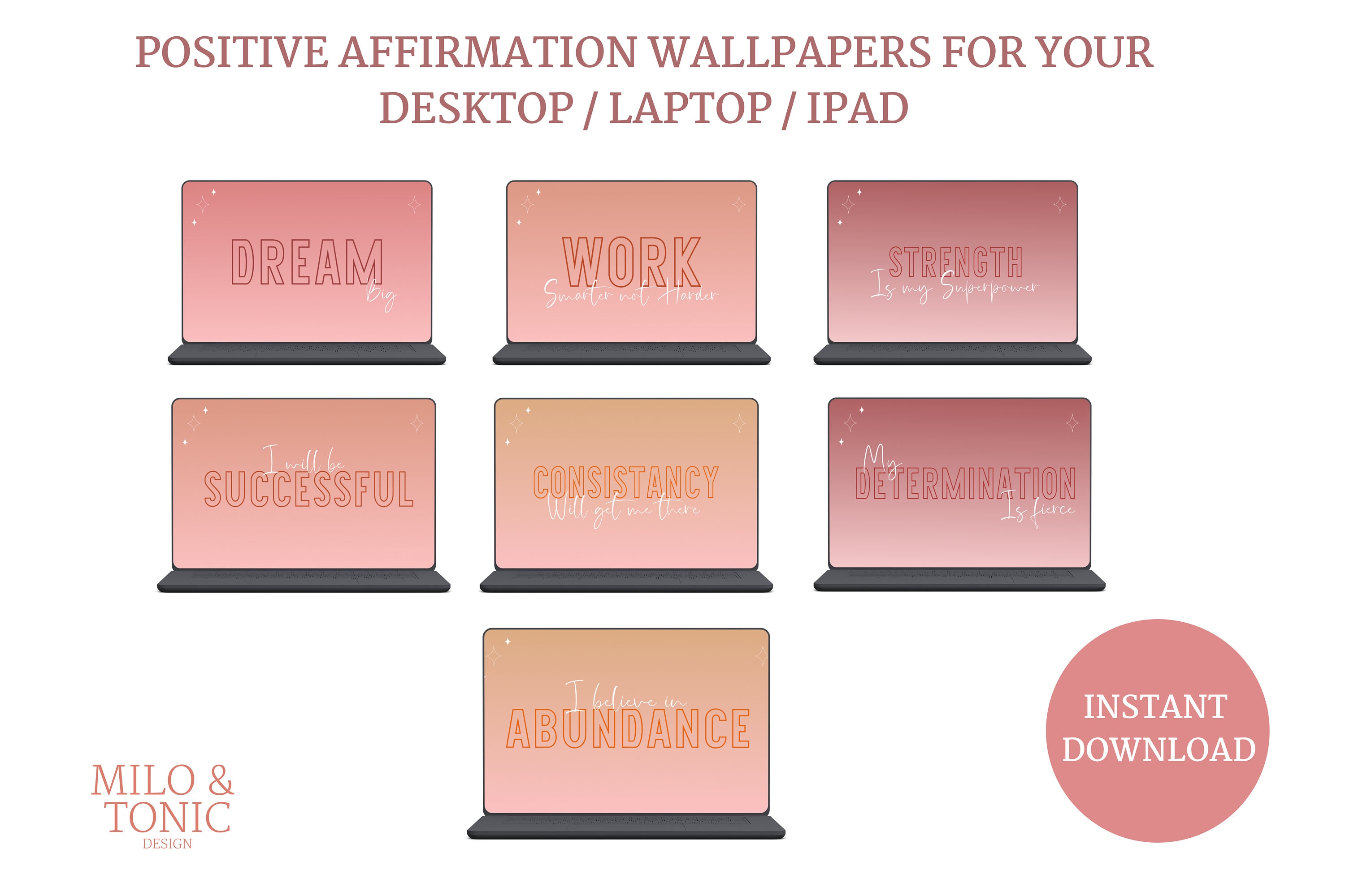 Positive Affirmation Wallpapers for Your Desktop / Laptop | Aesthetic ...
