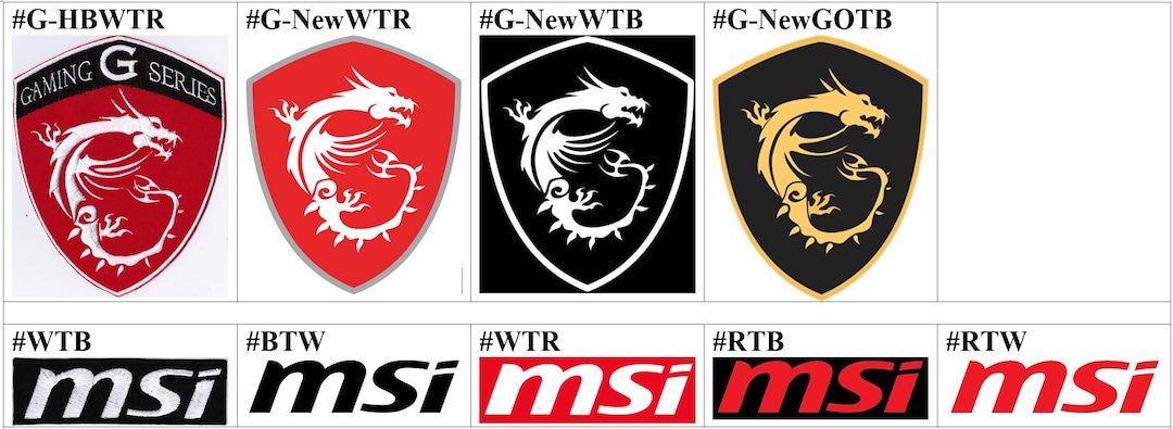 MSI Gaming G Series Computer Badge Iron on Embroidered Patch - Etsy