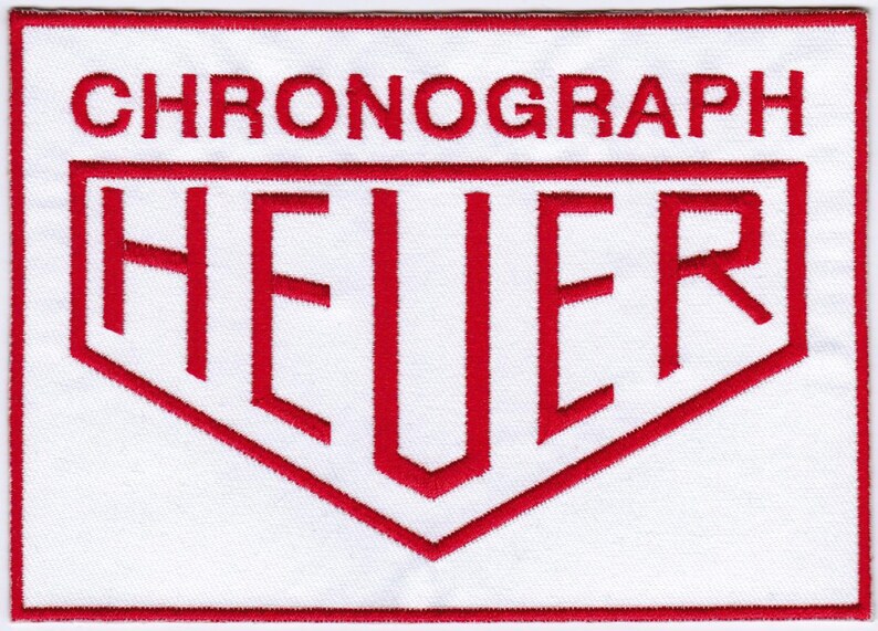 TAG Heuer Chronograph Auto F1 Car Motor Automobile Racing Badge Iron on ...