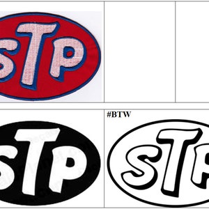 STP Motor Oil Car Racing Badge Iron on Embroidered Patch - Etsy