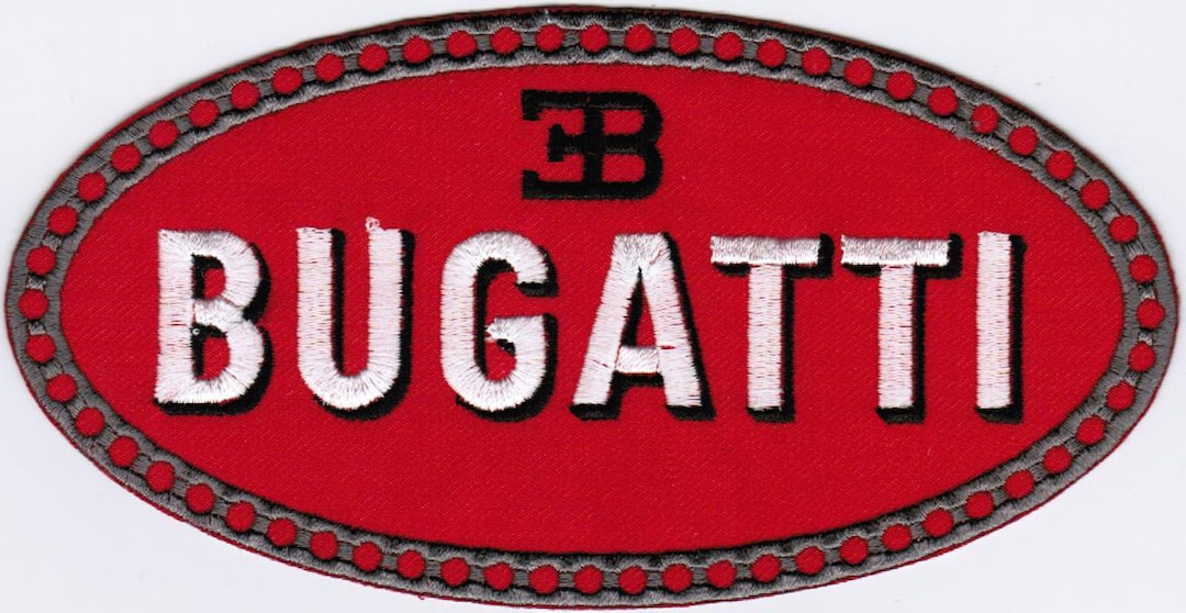 Bugatti Motor Company Automaker Car Racing Badge Iron on Embroidered ...