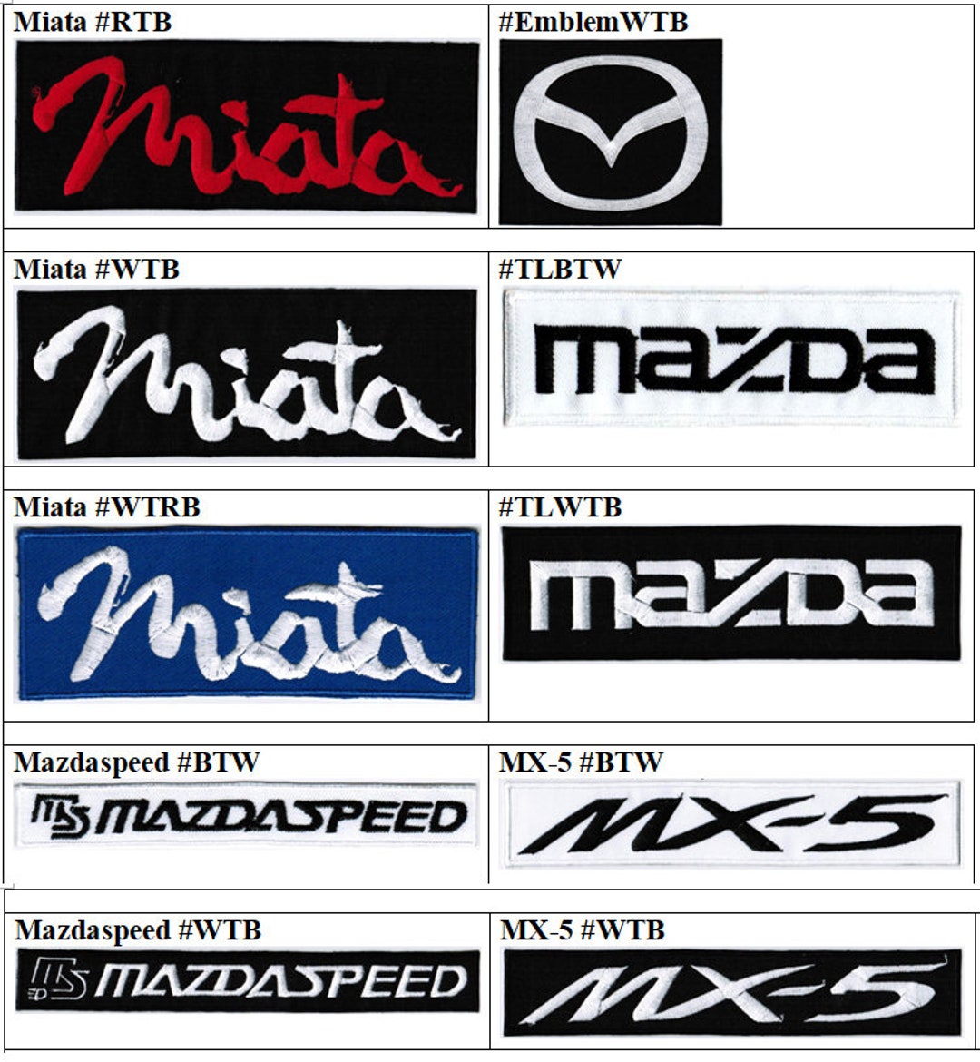 Mazda Speed Miata MX-5 Emblem Logo Motor Company Automaker Car Racing ...