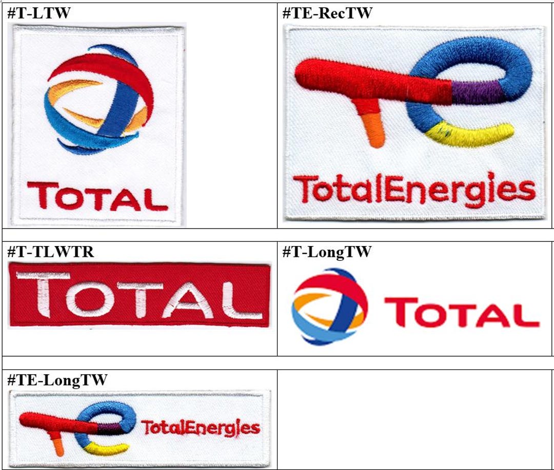 Total Oil and Gas Totalenergies Car Racing Badge Iron on Embroidered ...