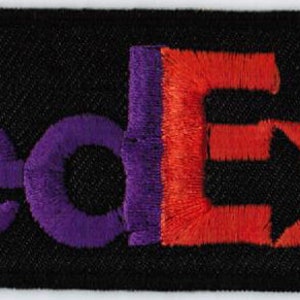 Fedex Badge Iron on Embroidered Patch - Etsy