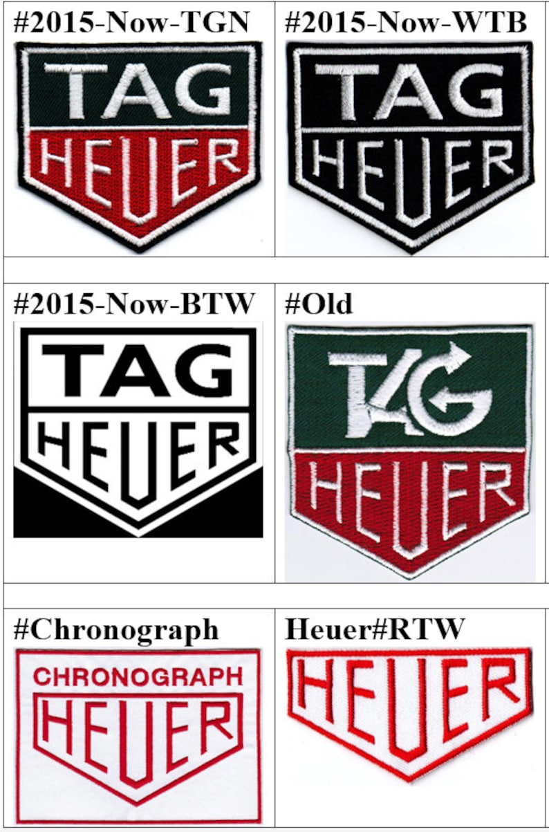 TAG Heuer Chronograph Auto F1 Car Motor Automobile Racing Badge Iron on ...