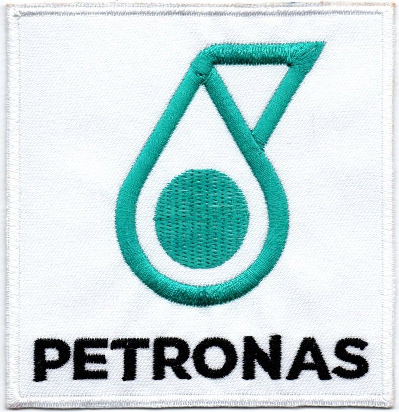 Petronas Oil and Gas Company F1 Car Racing Badge Iron on Embroidered ...