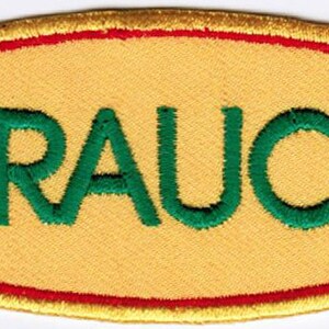 Rauch Austrian Beverage F1 Car Racing Badge Iron on Embroidered Patch ...