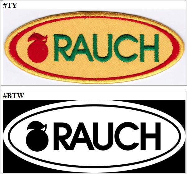 Rauch Austrian Beverage F1 Car Racing Badge Iron on Embroidered Patch ...