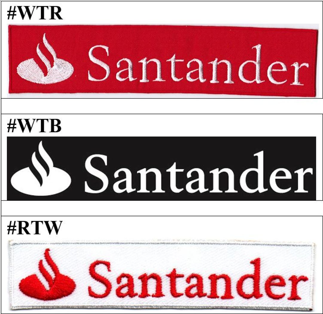 Banco Santander Banking Group F1 Car Racing Badge Iron on Embroidered Patch - Etsy