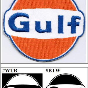 Gulf Oil and Gas Auto F1 Car Motor Automobile Racing Badge - Etsy