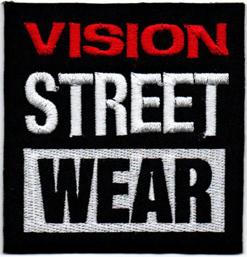 Vision Street Wear Footwear Badge Iron on Embroidered Patch - Etsy