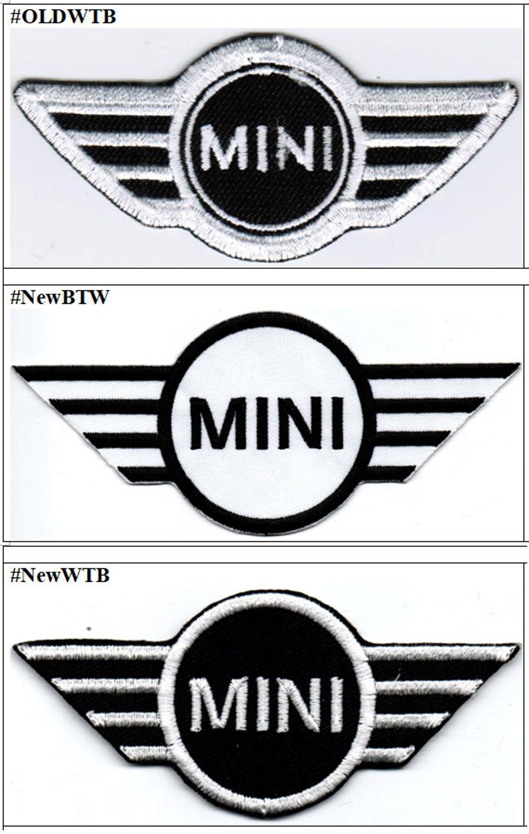 Mini Cooper Motor Company Automaker Car Racing Badge Iron on ...