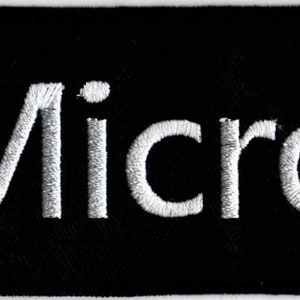 Microsoft Computer Badge Iron on Embroidered Patch - Etsy
