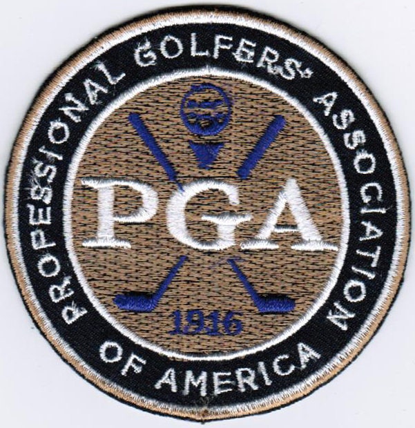 PGA Professional Golfer Association America Golf Tour PGA Badge Iron on ...