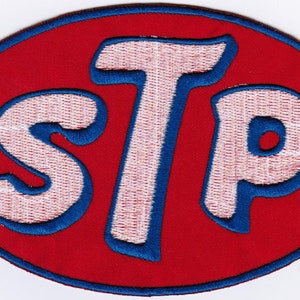 STP Motor Oil Car Racing Badge Iron on Embroidered Patch - Etsy