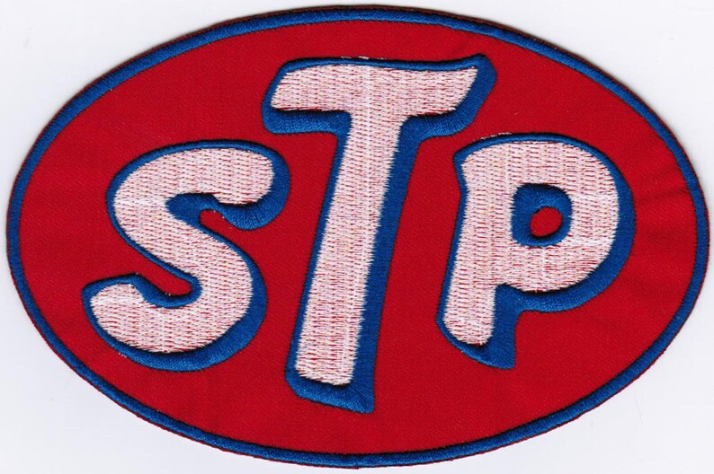 STP Motor Oil Car Racing Badge Iron on Embroidered Patch - Etsy