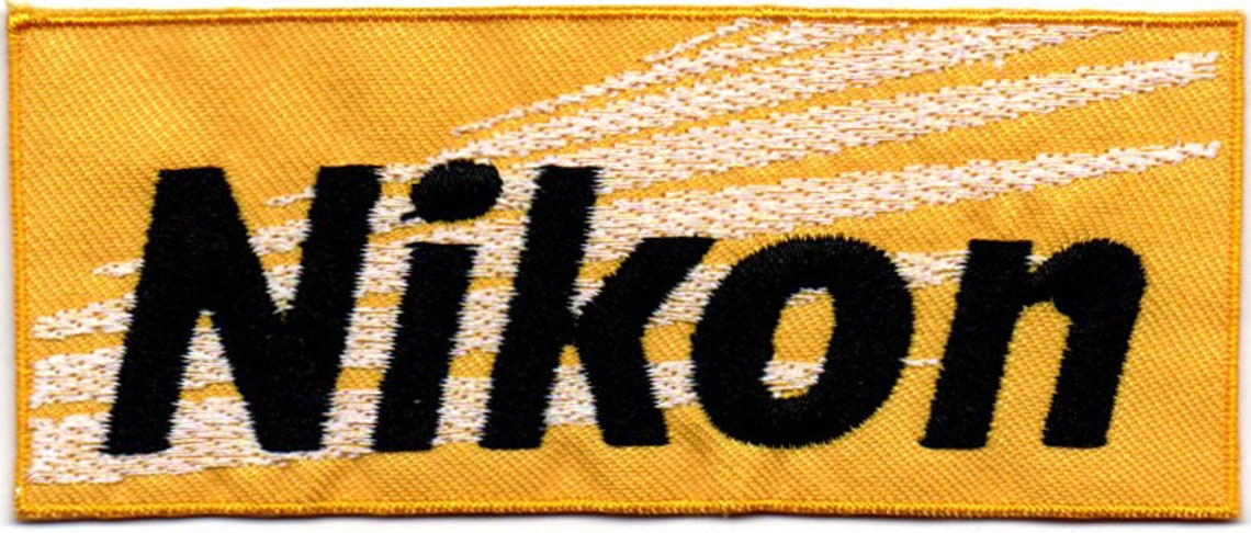Nikon Camera Badge Iron on Embroidered Patch - Etsy