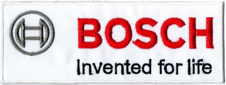 Bosch Invented for Life Car Racing Badge Iron on Embroidered Patch - Etsy