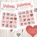 Valentine Bingo Game: 30 Unique Cards, Kids Classroom Party (digital ...