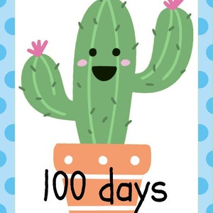 100 Days of School Printable Gift Tag From Teacher, 100 Days Sharper ...