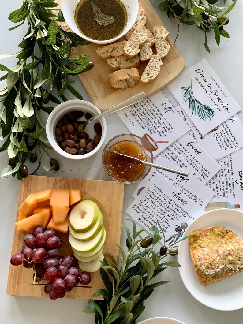 DIGITAL Easter Holy Week Jesus Christ-centered Dinner in Jerusalem Meal ...