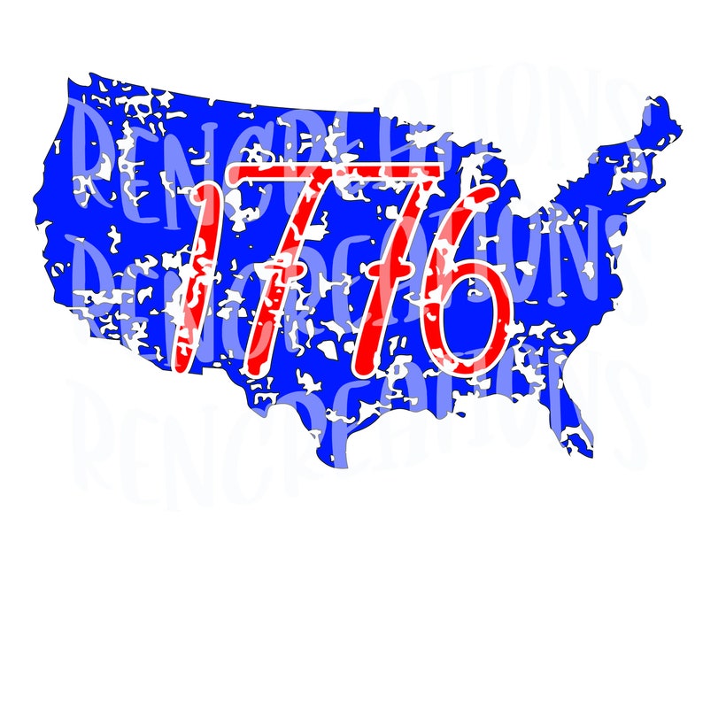 USA 1776 Cut File Svg - Etsy
