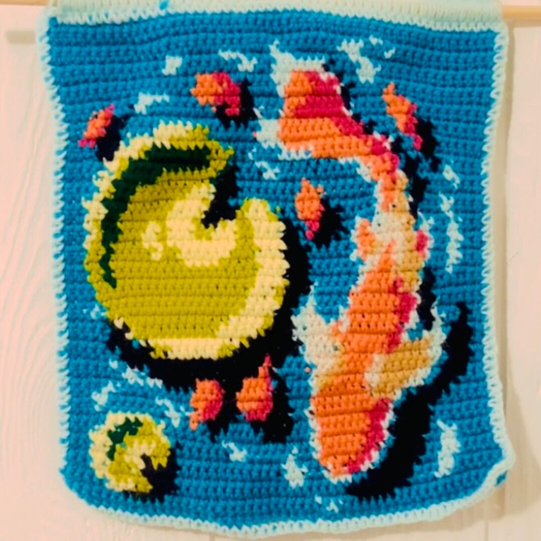 Koi Fish Tapestry - Etsy
