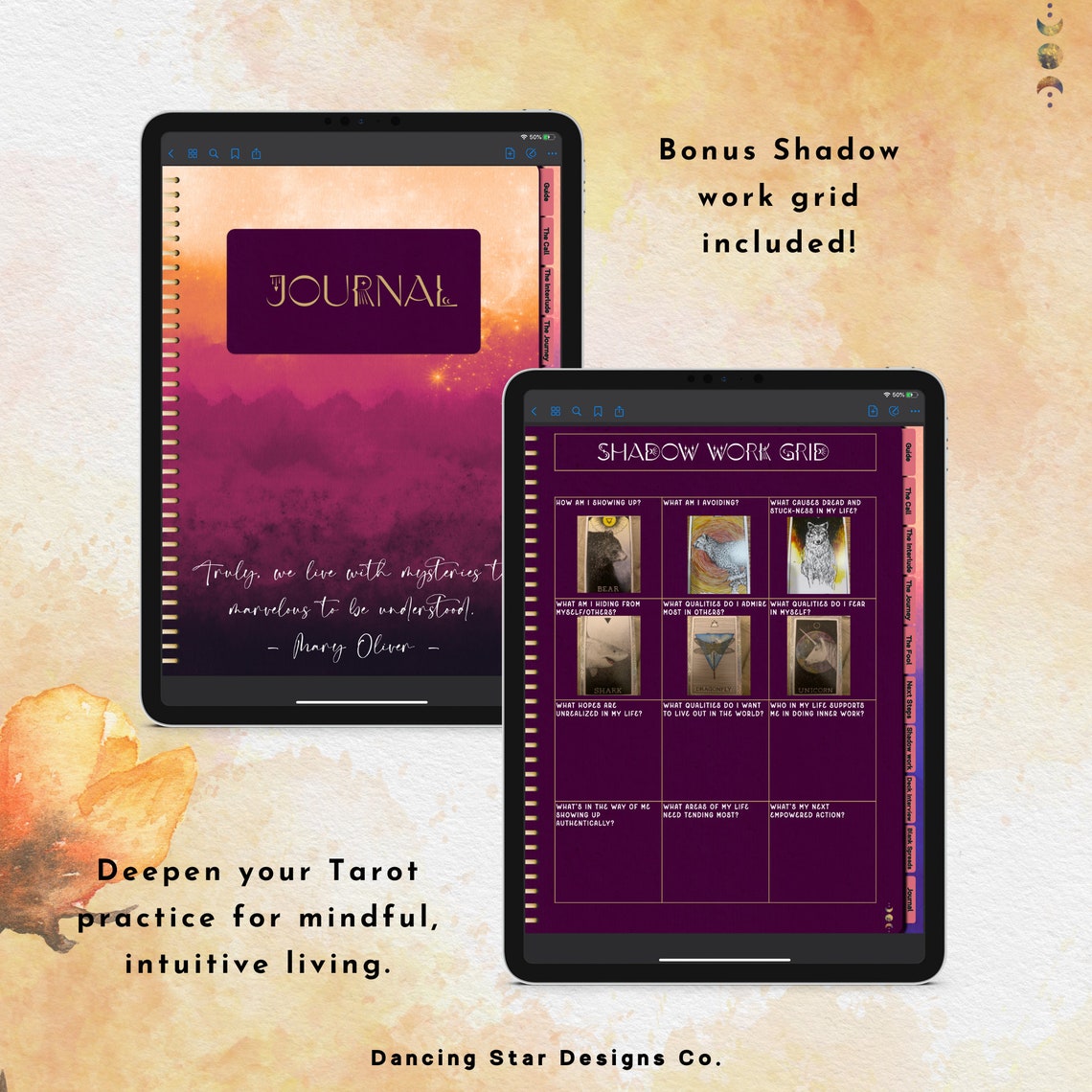 Digital Tarot Journal, Major Arcana, the Fool Tarot Card Journal - Etsy