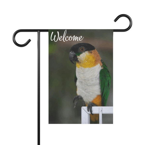 Parrot Garden Flag - Etsy
