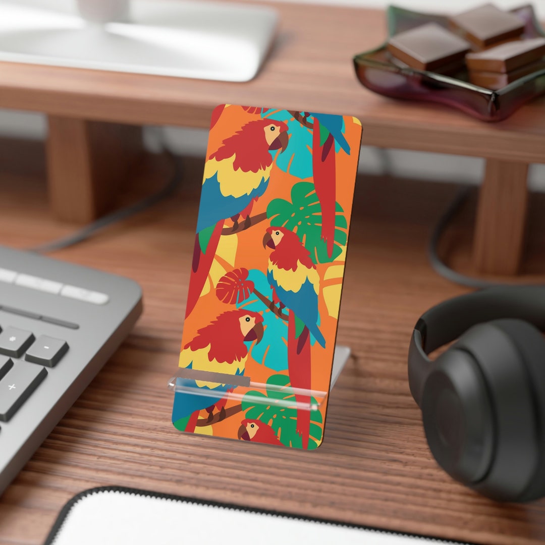 Macaw Parrot Mobile Display Stand for Smartphones - Etsy