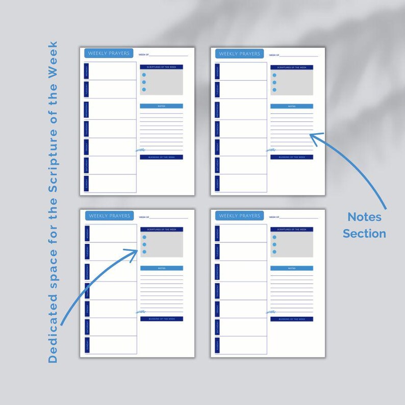 Women's Prayer Journal, 52 Week Spiritual Reflection (PDF Download) - Etsy