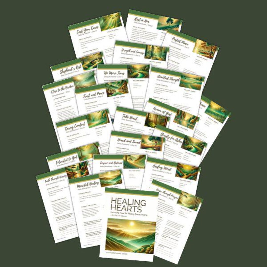 Healing Hearts Devotional, Daily Devotional, PDF Download, Devotional ...