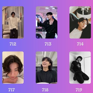 BTS Maknae Line Photo Cards Jimin V Jungkook - Etsy